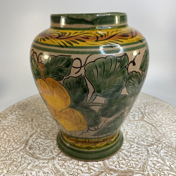 Talavera | Accents | Talavera Castillo Vase Hand Made Ceramic Mexican ...